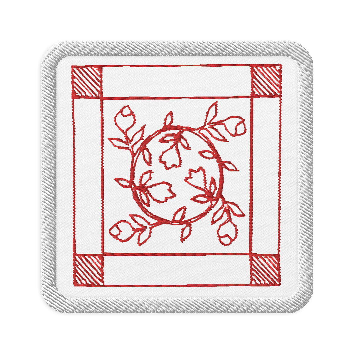 Dunton "Old Quilts" logo embroidered patch – The Slow Sewing Shop